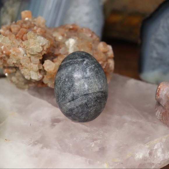 Other | Natural Quartz Crystal Egg Gemstone Healing | Poshmark